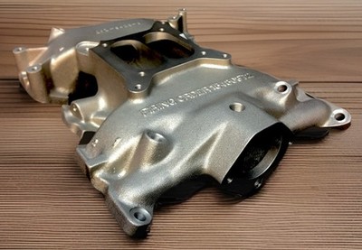 Blue Thunder Ford 292, 312 Supercharged Y-Block Intake Manifold ECZ ...