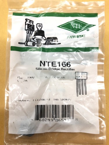 NTE166, Silicon Bridge Rectifier 100V @ 2A ~ ECG166 | eBay