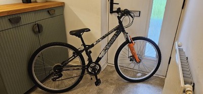 Apollo Interzone Junior Mountain Bike Wheel 26" Black/Green/Orange ...