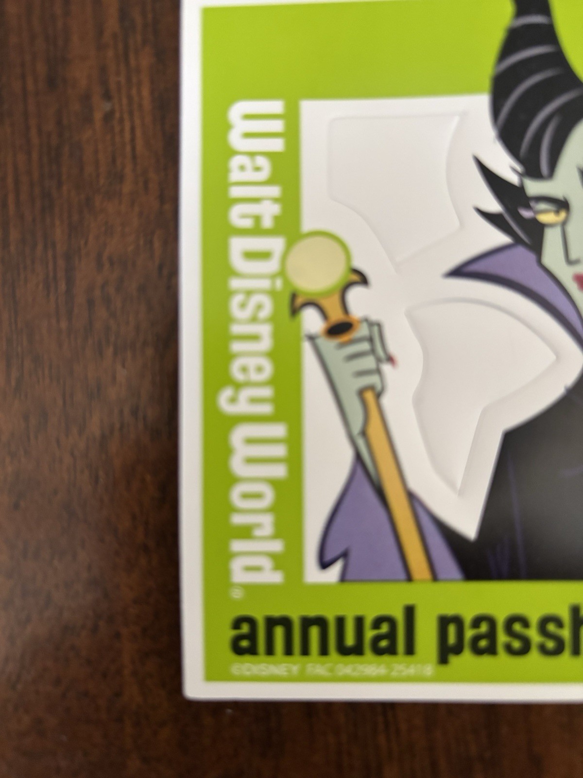 2025 Walt Disney World Annual Passholder AP Maleficent Magnet Collectible