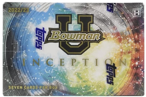 2022/23 Bowman University Inception Multi Sport Hobby Box Sealed Wemby ...