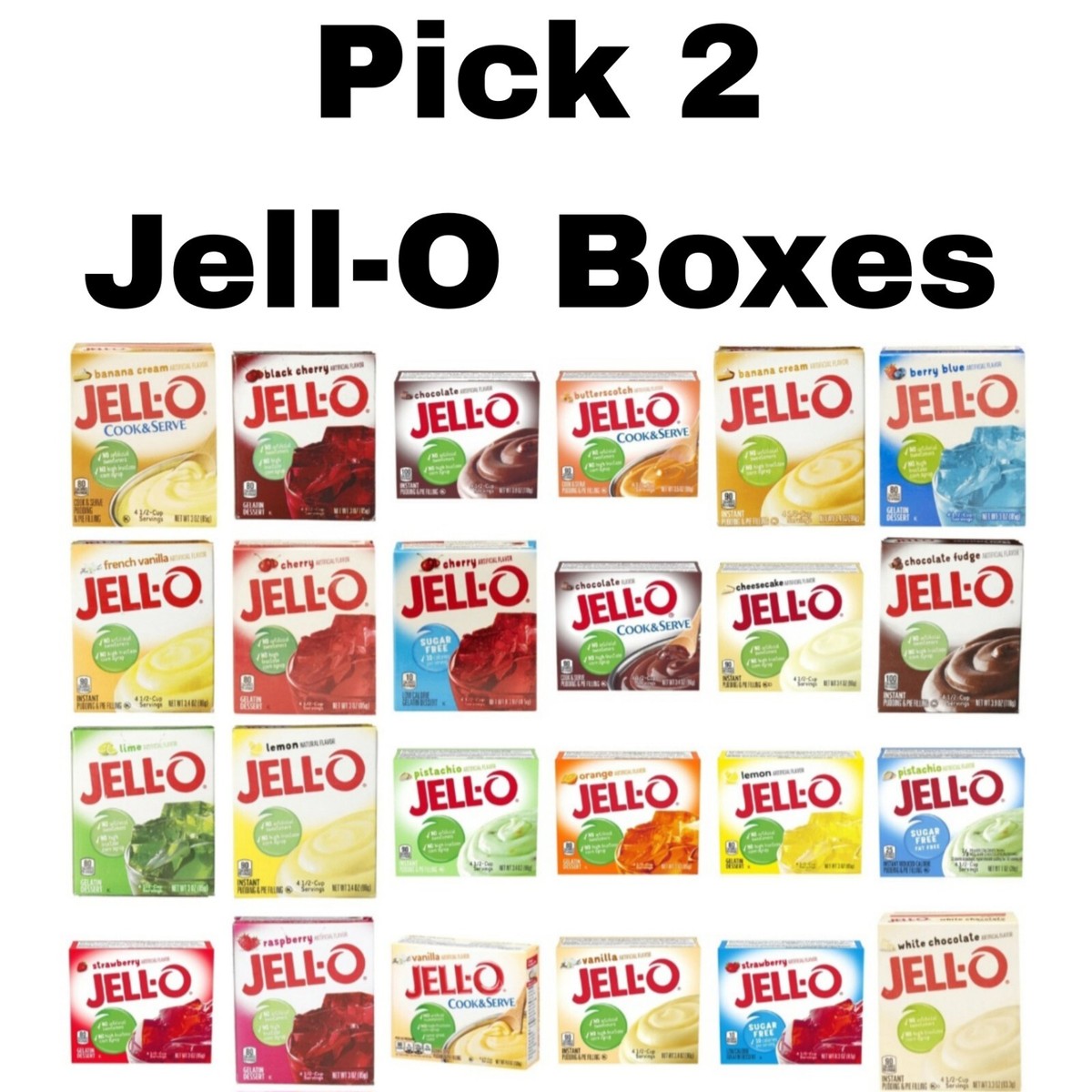 Jello Pudding Box