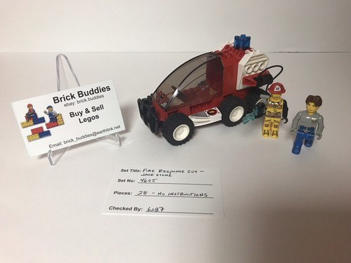 Lego Jack Stone - Fire Response SUV - 4605 | eBay