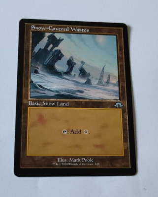 MtG Snow-Covered Wastes (MH3-0439) Uncommon Retroframe English MINT ...