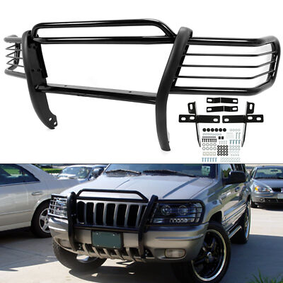 FOR 1999-04 JEEP GRAND CHEROKEE WJ POWDER COATED FRONT BUMPER BRUSH ...