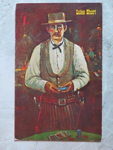 Vintage c1950s Postcard: Gunfighters of the Old West Collector's Card ...