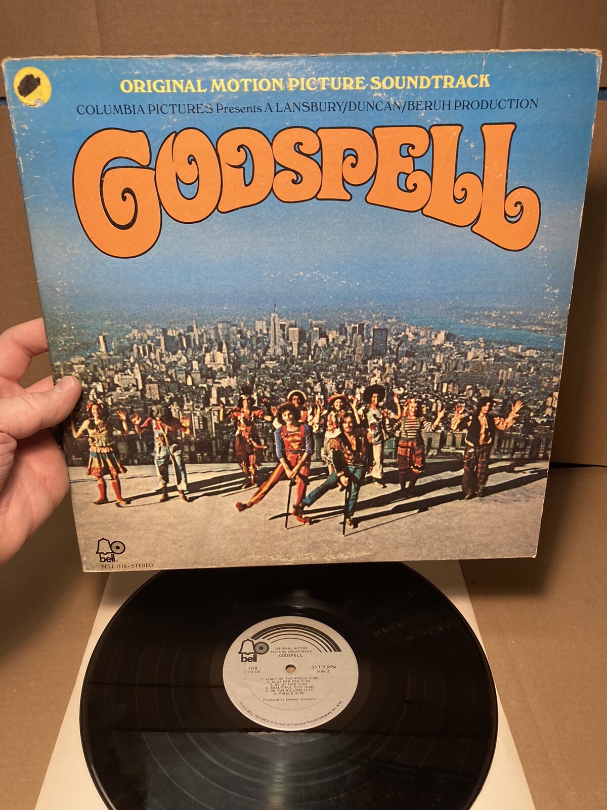 Godspell Original Motion Picture Soundtrack Bell Vinyl Record Album | eBay