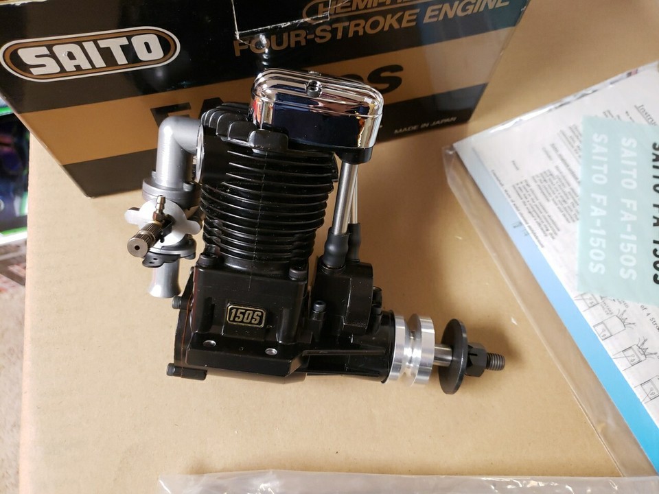 SAITO Engine - SAITO FA-150S Black - 150 S 4C motor - New | eBay