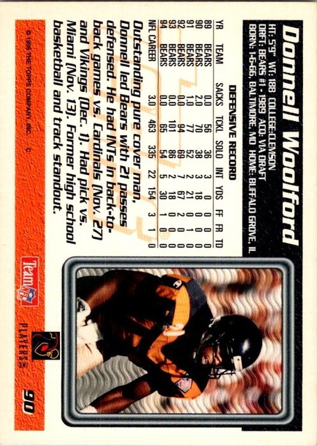 1995 Topps - #90 Donnell Woolford for sale online | eBay