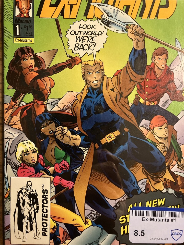 Ex-Mutants #1 (Aircel Comics Malibu Comics November 1992) 8.5 CBCS ...