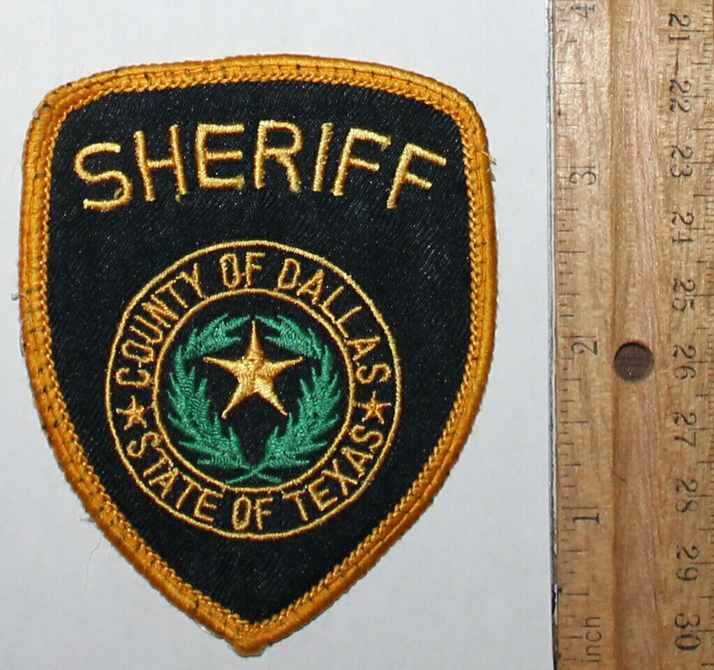 COUNTY OF DALLAS SHERIFF Texas TX Co SD SO Used Worn police patch | eBay