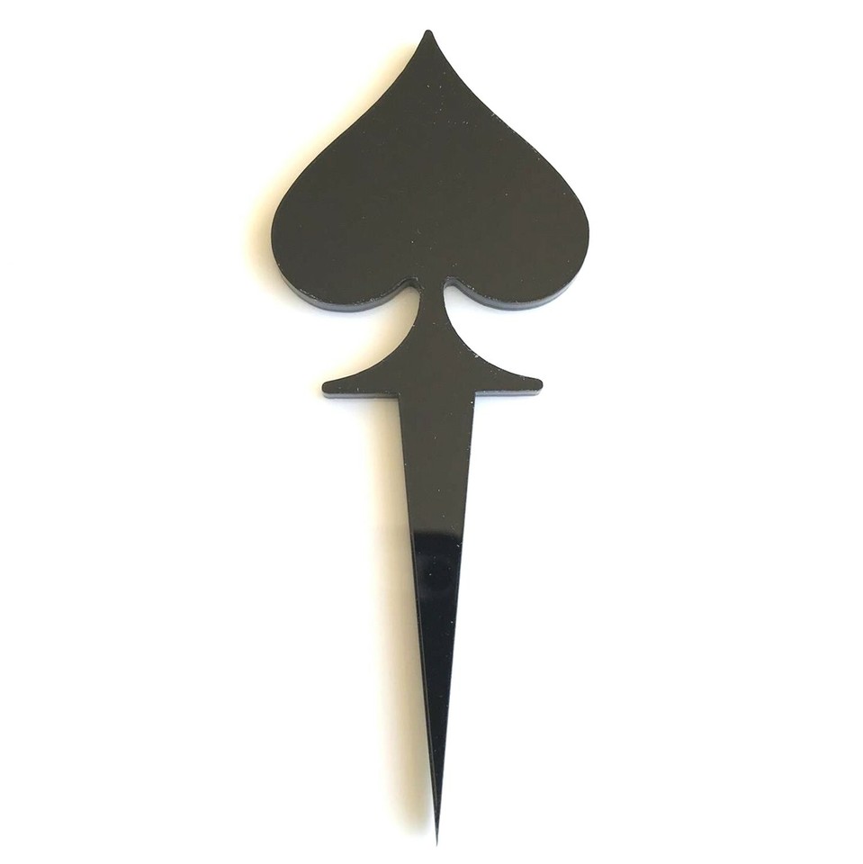 4 x Cards, Hearts, Diamonds, Spades, Clubs Cake Toppers, Many Colours ...