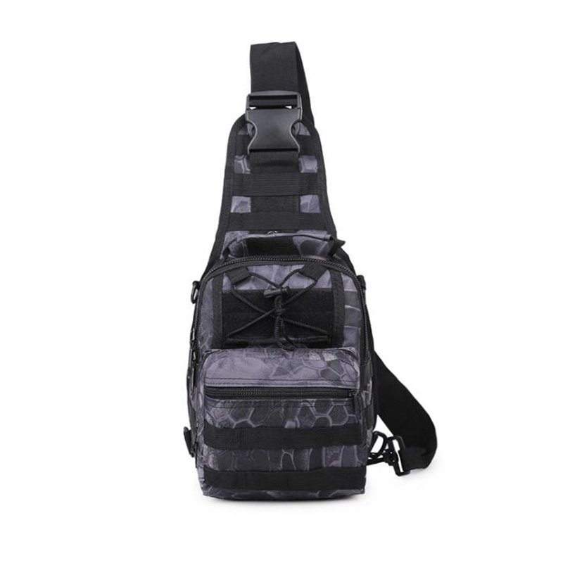Mens Backpack Tactical Sling Shoulder Bag Molle Travel Chest Pack ...