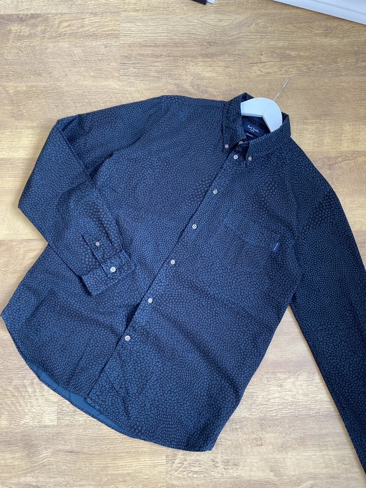 Paul Smith Printed Shirt Abstract Green Color | eBay