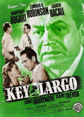 8x10 Print Humphrey Bogart Edward G. Robinson Key Largo 1948 #KEYL | eBay