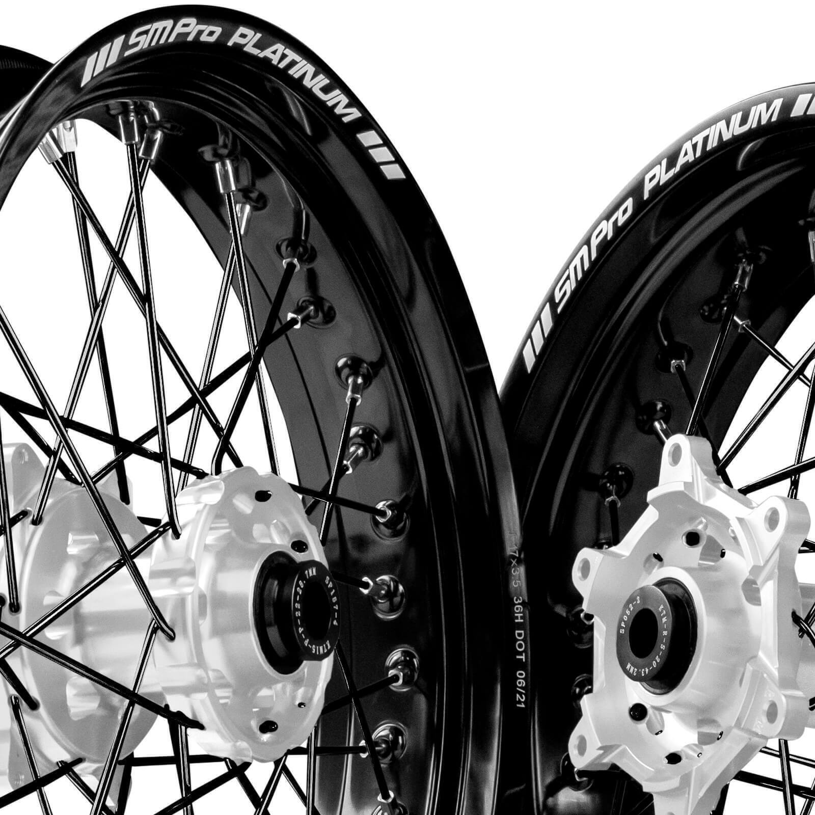Yamaha YZ250 2002 - 2023 SM ProSupermotard Wheel Set 17x3.50 17x4.25 ...