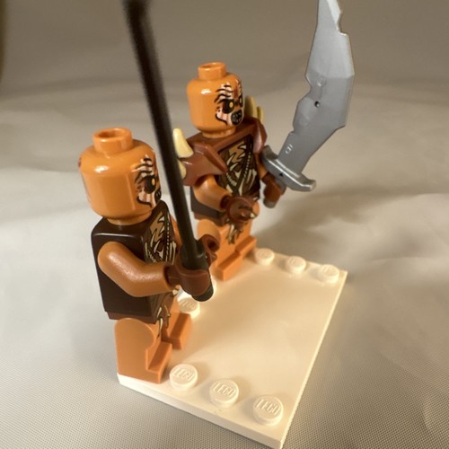 LEGO The Hobbit Gundabad Orc Minifigures 2 Pack w/ Swords & Accessories ...