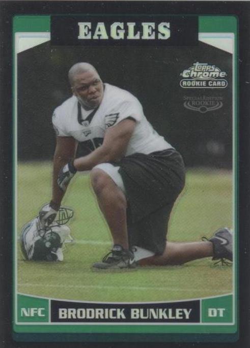 2006 Topps Chrome - Brodrick Bunkley #189 Black Refractor /199 (RC) for ...