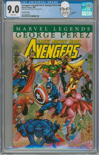 George Perez Personal Collection Copy CGC 9.0 Marvel Legends TPB ...