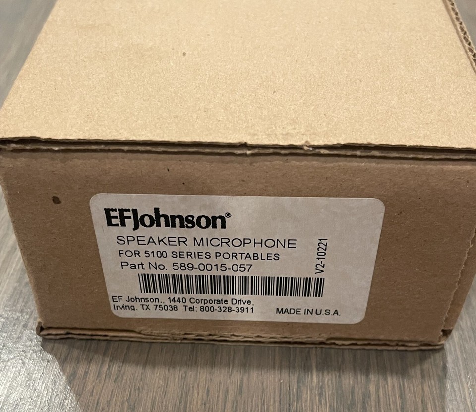 EF Johnson Radio Speaker Mic 589-0015-057 Fits 5100 Series & Motorola ...