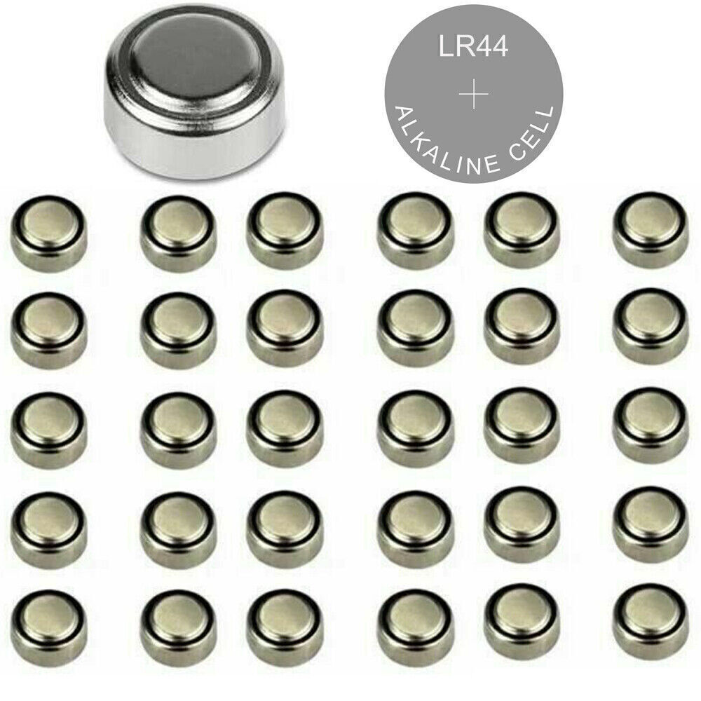 100X LR44 AG13 1.5V 148mAh Button Coin Cells Batteries Button Battery ...