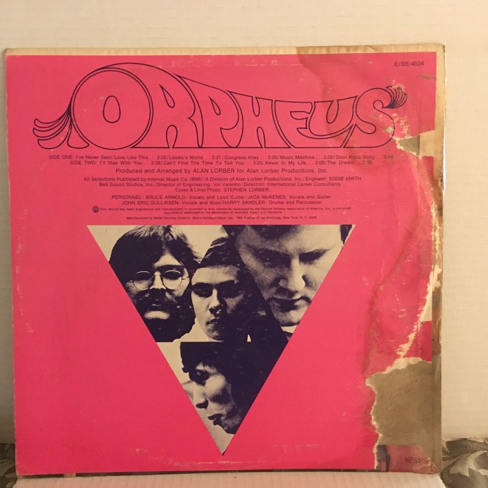 ORPHEUS LP ORPHEUS | eBay