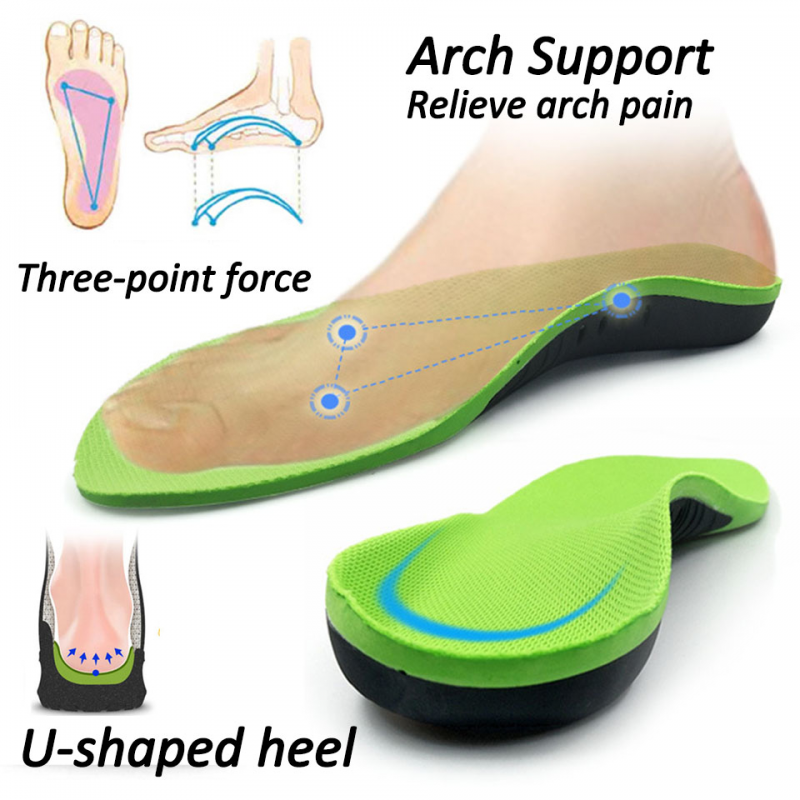 Eva Orthopedic Insole X/o Leg Correction Flat Arch Support Plantar ...