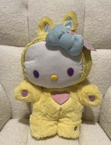 NEW SANRIO Hello Kitty Easter Greeter "BUNNY HOP" SIDE STEPPER Plush ...