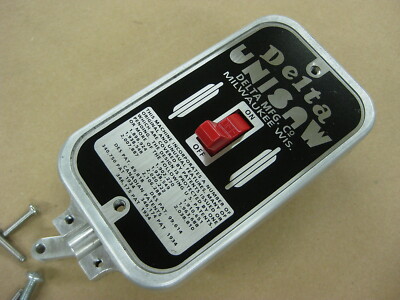 COMPLETE DELTA SWITCH BOX (BILLET ALUMINUM) with NEW SWITCH & PLATE ...