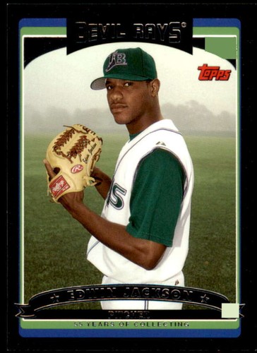 Edwin Jackson Card 2006 Topps Update Black #UH35 | eBay