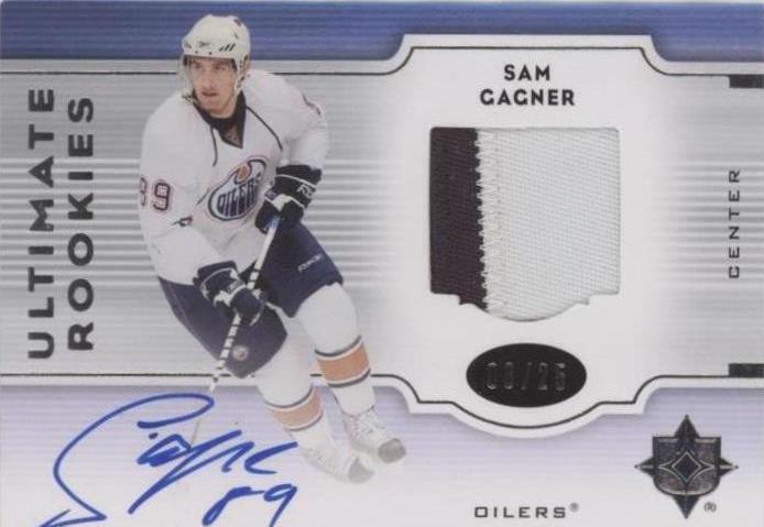 2007-08 Ultimate Collection - Ultimate Rookies Sam Gagner #122 Patch ...