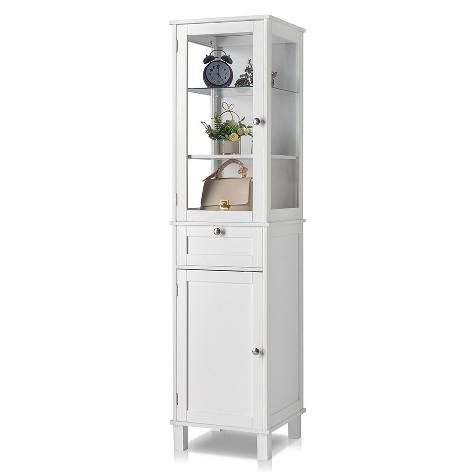 FCH Kitchen Pantry Cabinet Storage Cupboard Organizer Furniture Drawer ...