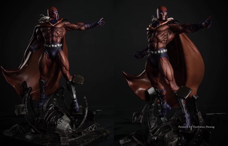 Magneto AGE OF APOCALYPSE 1/4 Scale Custom Statue AOA Angry Monkey NEW ...