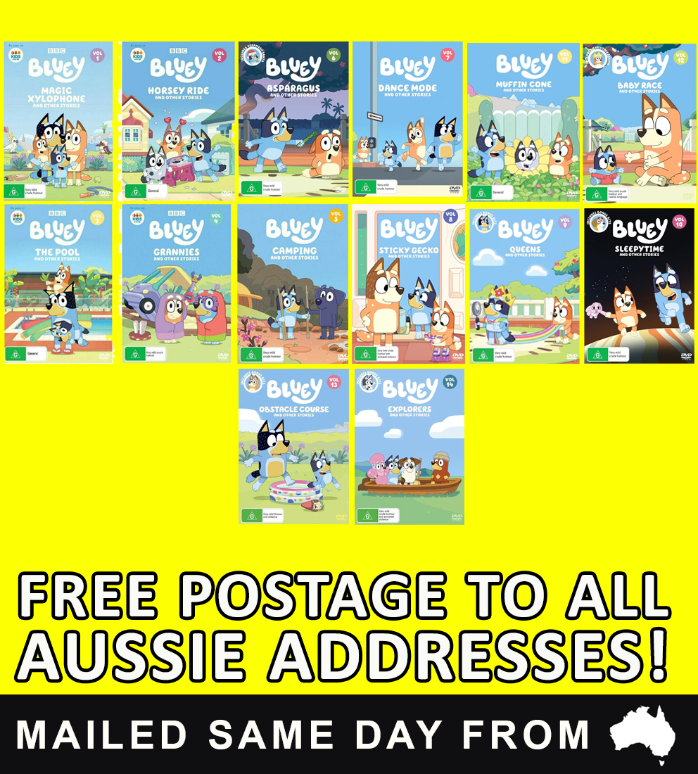 Bluey Cartoon COMPLETE Series Volume 1-14 1 2 3 4 5 6 7 8 9 10 11 12 13 ...