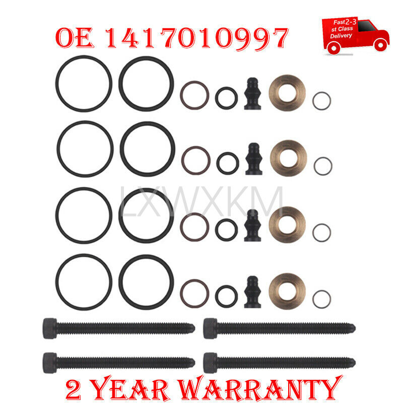 4x PD INJECTOR SEALS KIT & BOLTS FITS BOSCH For Audi VW 1.4 TDI 1.9 TDI ...