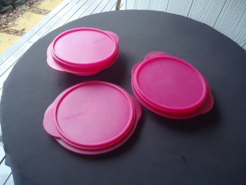 3 Tupperware Go Flex Collapsible Containers Bowls 5463c-3 fuchsia 950ml ...
