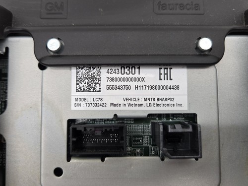 2018 Chevrolet Equinox Information Display Touch Screen 42430301 OEM | eBay