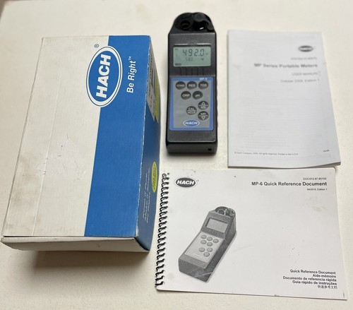 Hach MP-6 pH, ORP, TDS, Conductivity, Resistivity, Temperature Meter ...