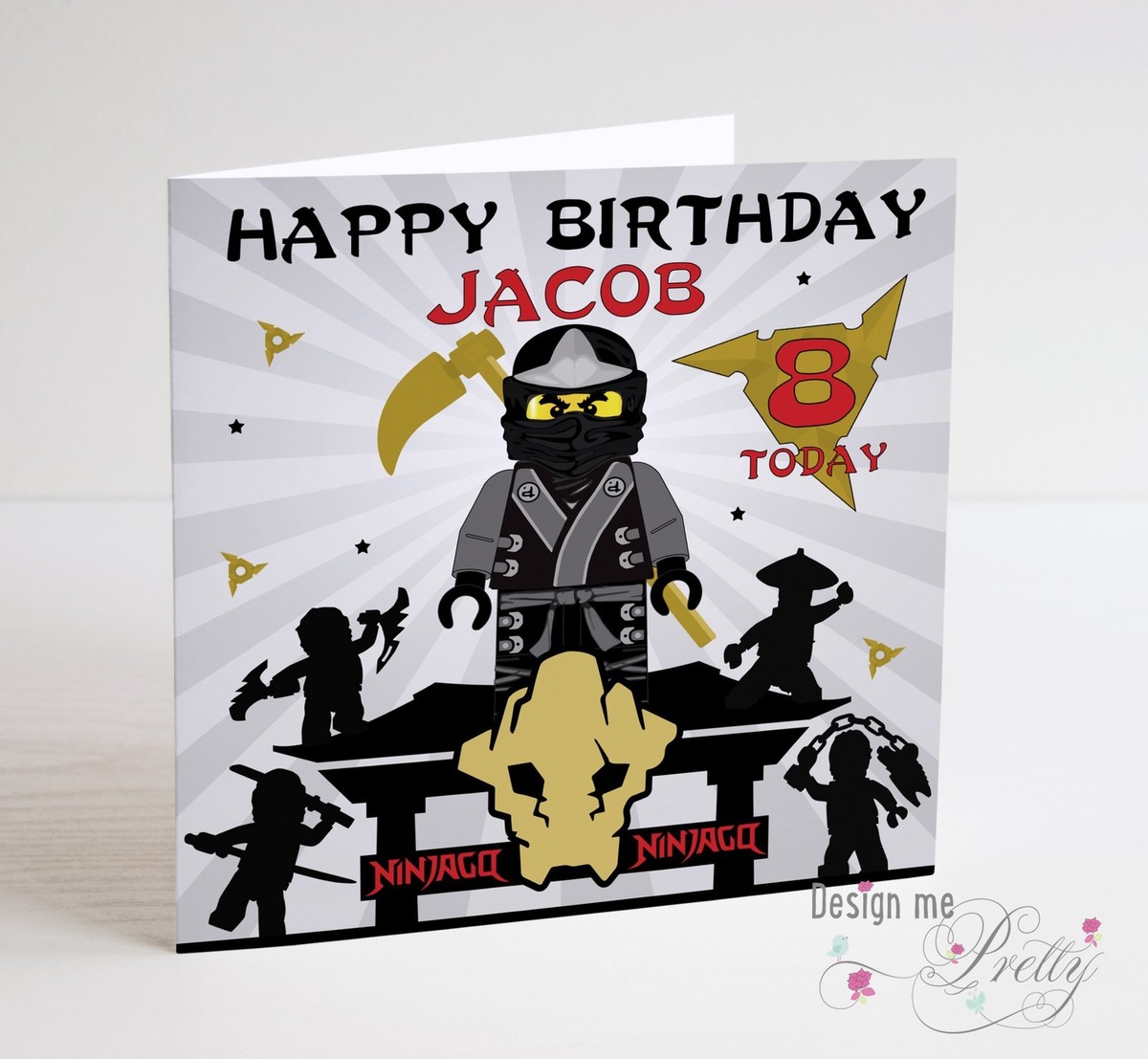 Ninja Birthday Card