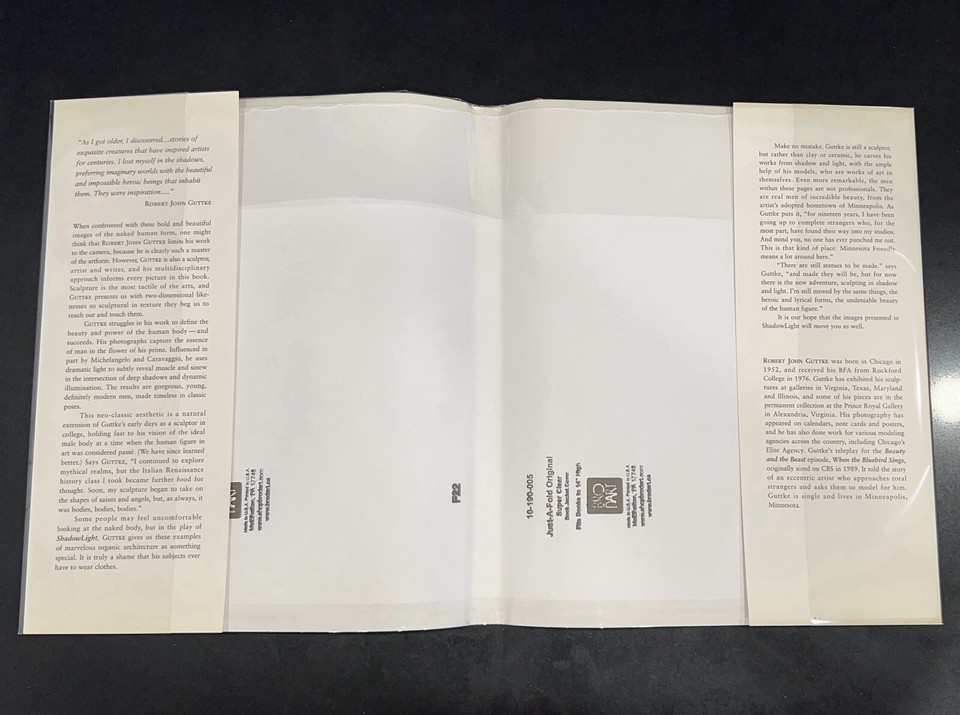 SHADOW LIGHT - The Photography Of Robert John Guttke (Male Nude Photography) | eBay