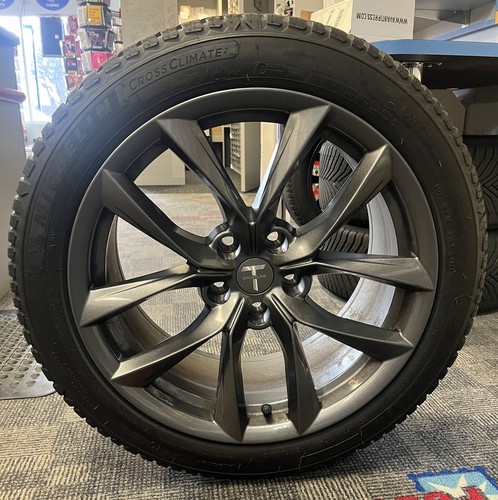 2021-25 Tesla S TSS Wheels and Michelin CrossClimate2 Tires 19"x19.5 ...