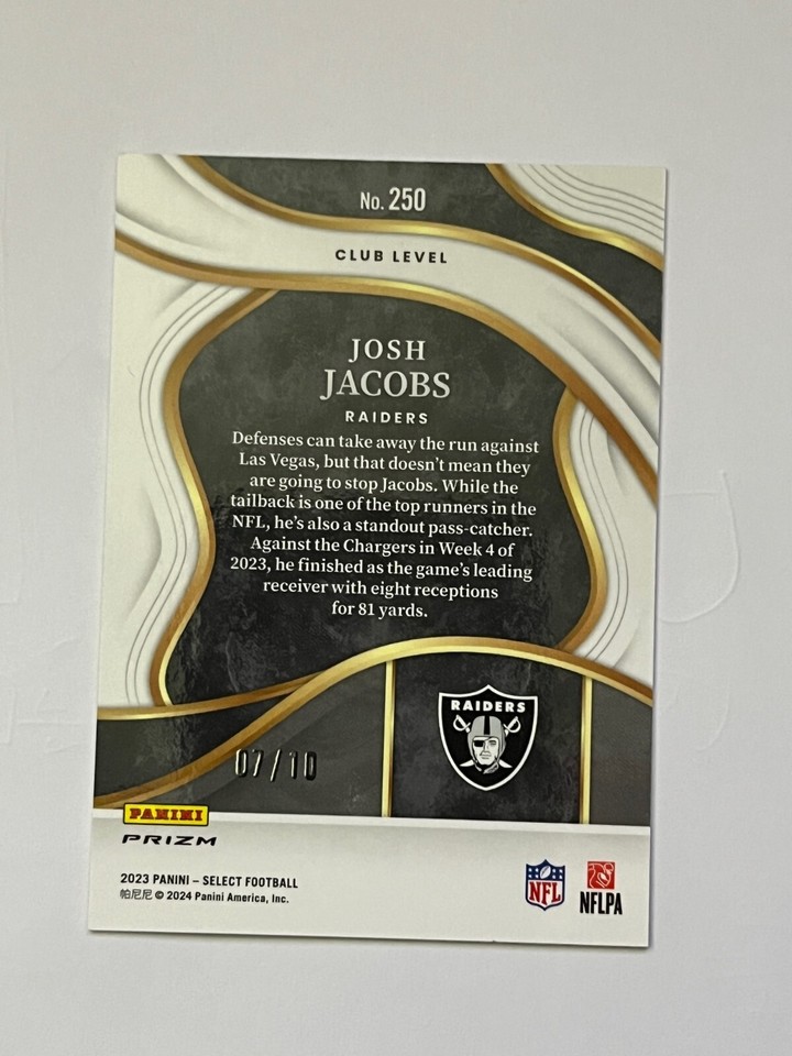 JOSH JACOB CLUB LEVEL GOLD # 7/10 | eBay