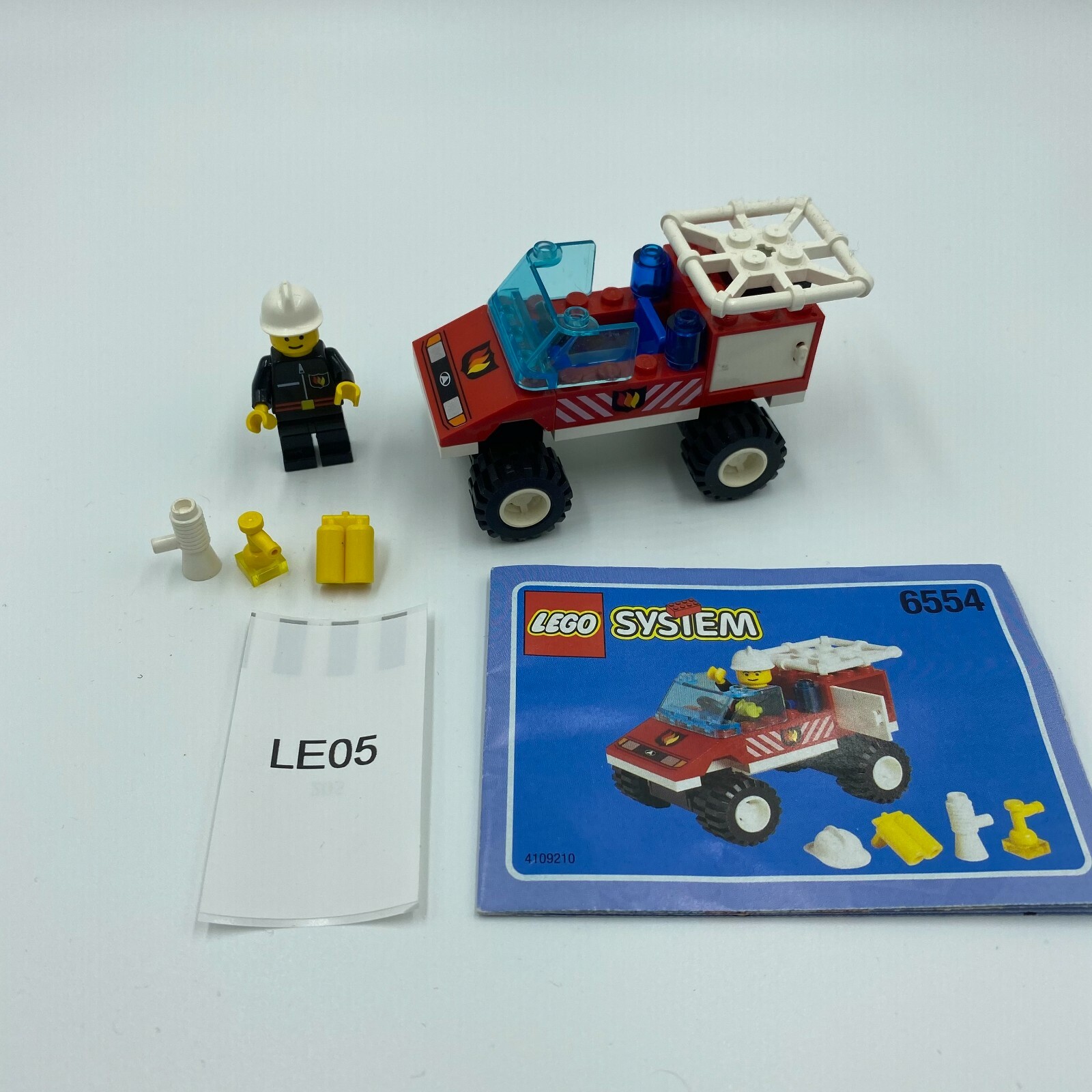LEGO System 6554 Fire Truck Only w/ Instructions | eBay
