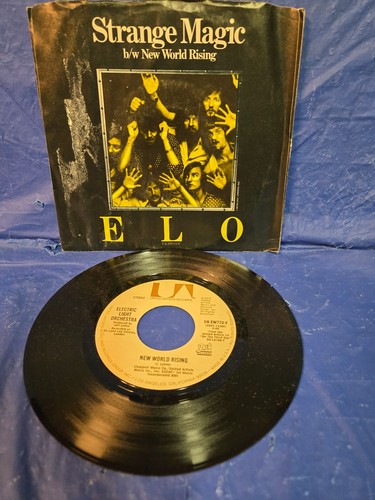 ELECTRIC LIGHT ORCHESTRA - STRANGE MAGIC / NEW WORLD RISING - 7" VINYL ...