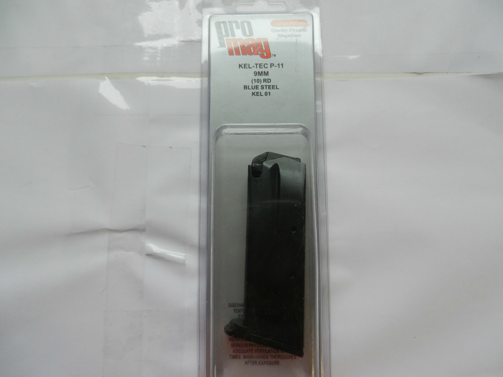 ProMag Kel-Tec P11 Magazine; Holds 10 Rnds 9mm; Blue Steel; 1 Mag; KEL ...