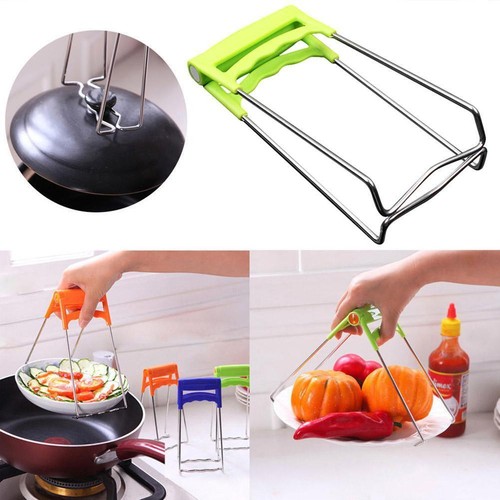Kitchen Bowl Dish Pot Lifter Clip Anti-hot Plate Steamer Plate FAST ...
