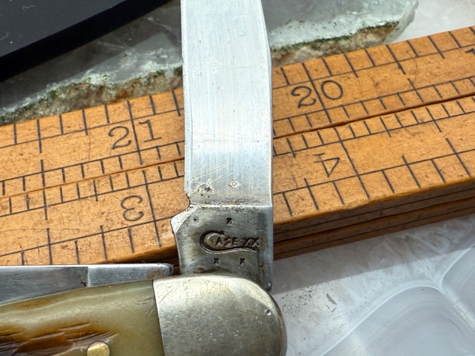 Vintage Case 6318 3 blade Stockman Pocket knife jigged Delrin Handles ...