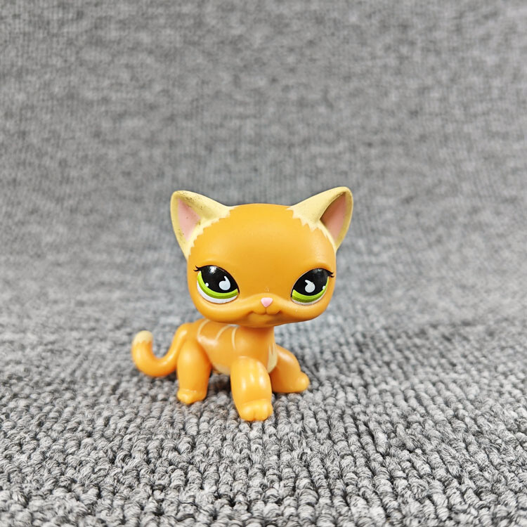 Littlest Pet Shop Collection LPS #525 Green Eye Short Hair Kitty Cat | eBay