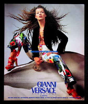 Gianni Versace Clothing Fashion 1993 Trade Print Magazine Ad Poster ...