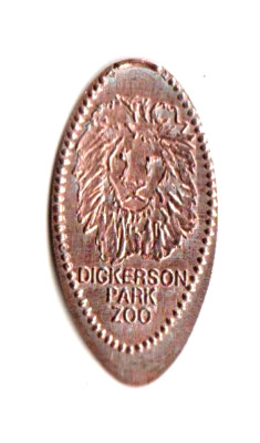 Elongated Penny "Dickerson Park Zoo" Lion Springfield MO Zinc | eBay